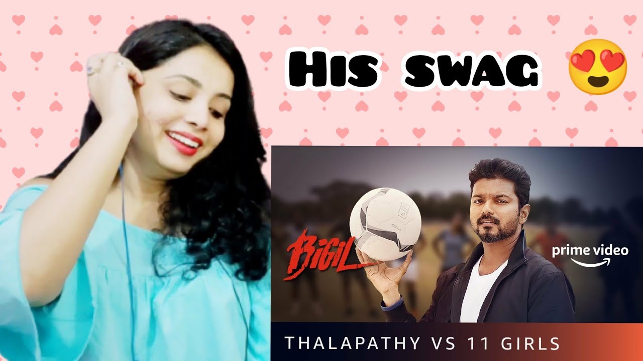 Thalapathy Vijay Vs. 11 Girls | Bigil Football Scene | Bigil | Vijay ...
