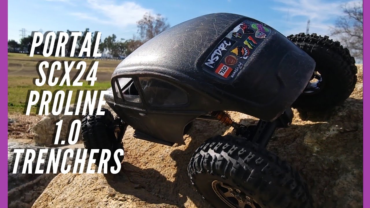 Mazz Designs Cheat Code SCX24 Portal Bug with Proline 1.0 Trenchers ...