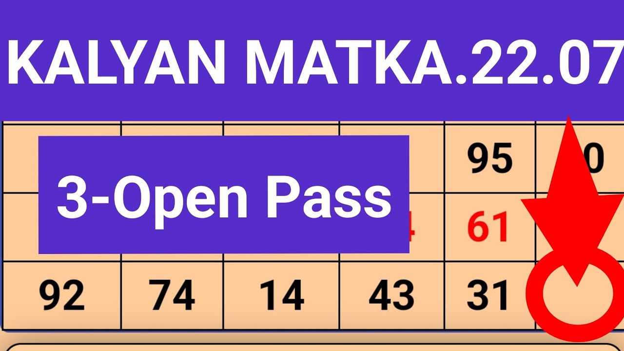 22/07/2023 Kalyan Matka | Kalyan Trick | Kalyan Open | Kalyan Today ...
