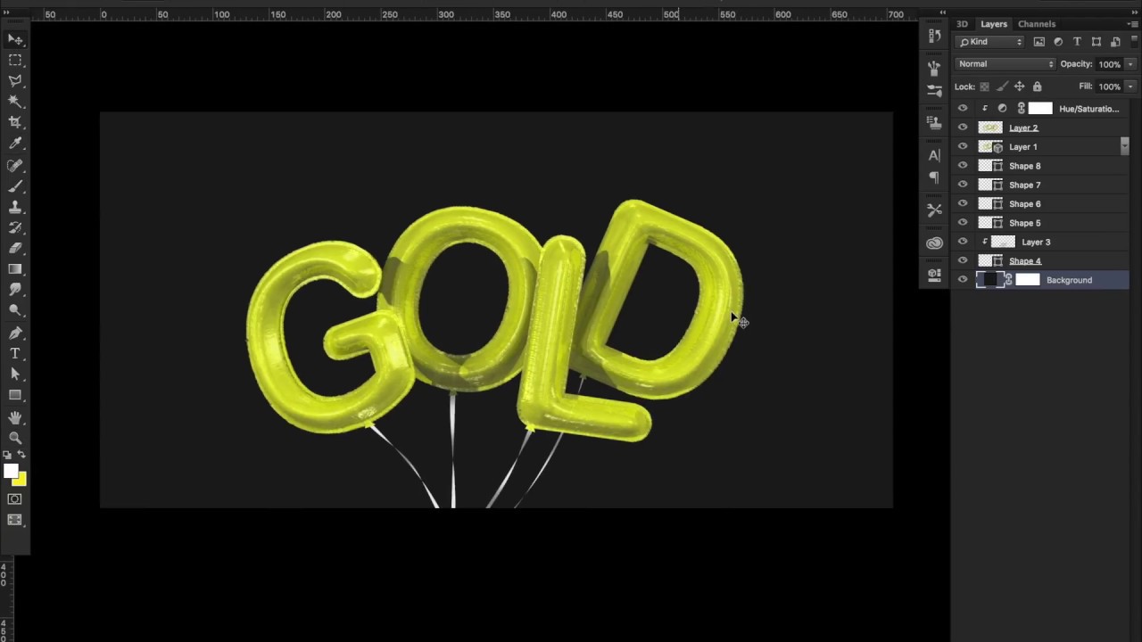 FONT 3D BALLOONS - YouTube