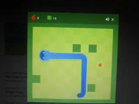 Google Snake Game (Small) : 19 apples (Standard) - YouTube