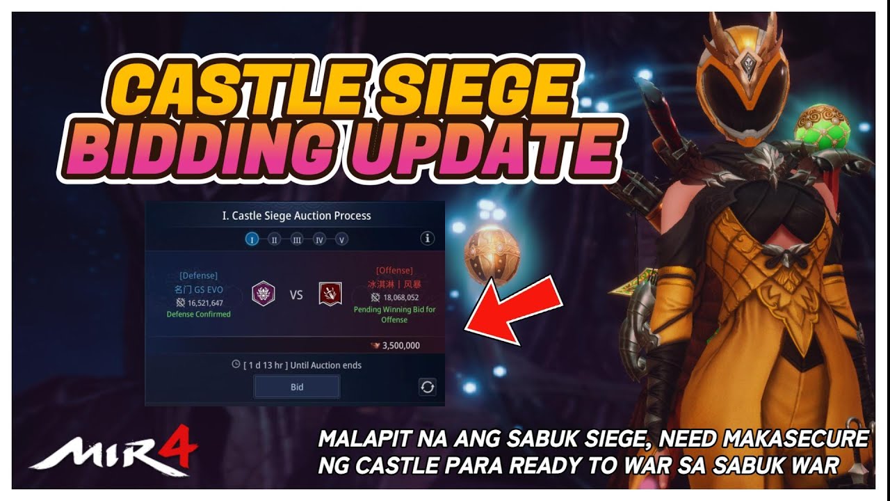 Bidding Time na for Bicheon Castle Siege, HoF at FF maghaharap na kaya ...