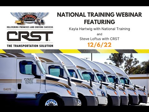Weekly Webinar Featuring Steve Loftus from CRST 12/6/22 - YouTube