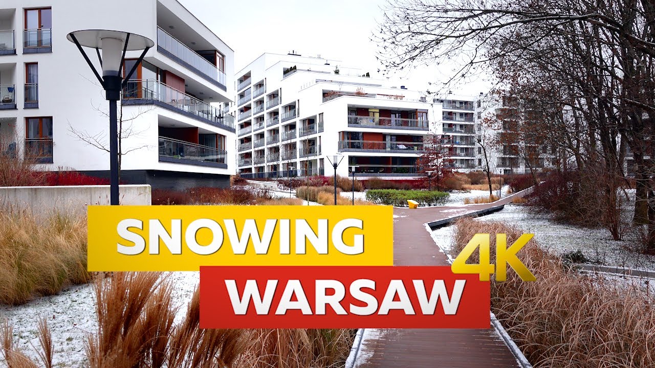 WALK IN SNOWING WARSAW | SNOW DAY | Warsaw, Poland, 4k City Walk - YouTube