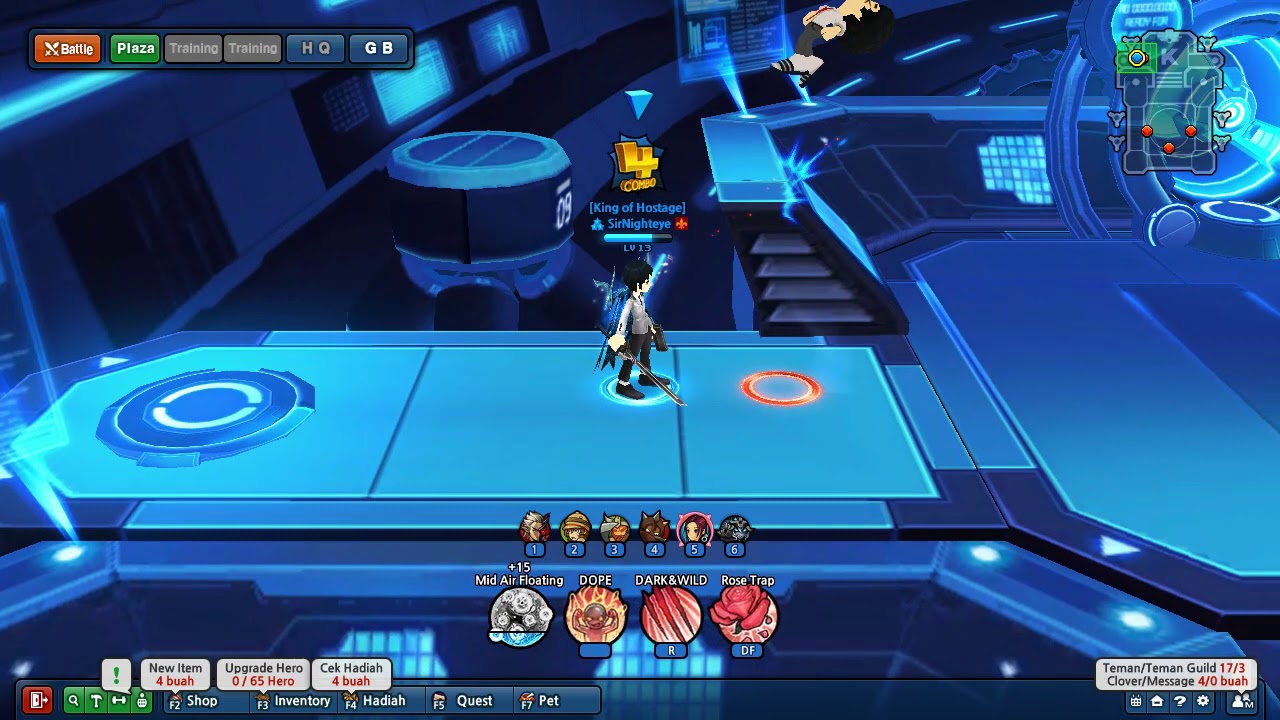 BTS 3x fall dmg with omen cape lost saga - YouTube