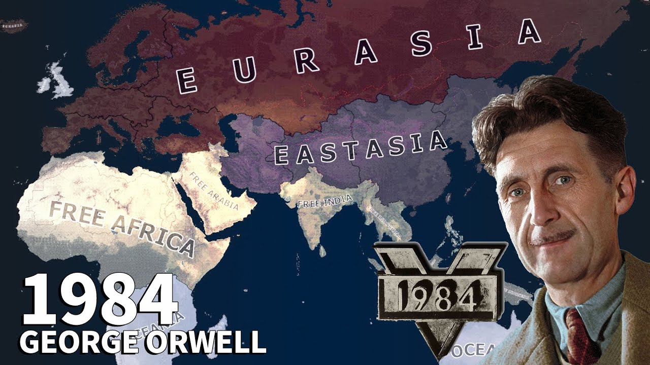 1984 George Orwell Map