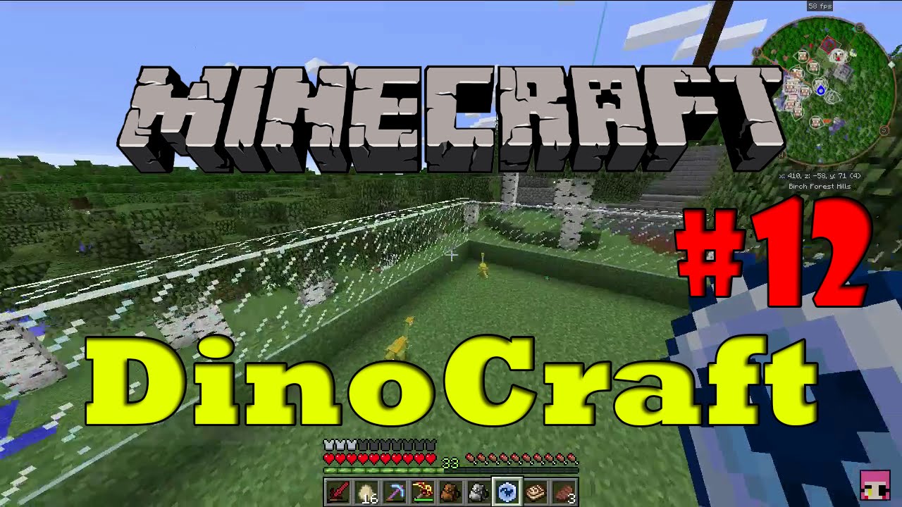Minecraft: DinoCraft - Gallimimus #12 - YouTube