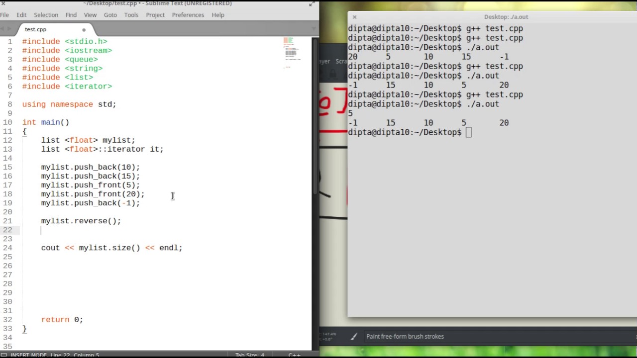 C++ STL: 8 more on list (Bangla | বাংলা) - YouTube