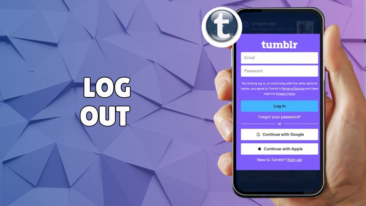 HOW TO LOG OUT FROM TUMBLR - YouTube