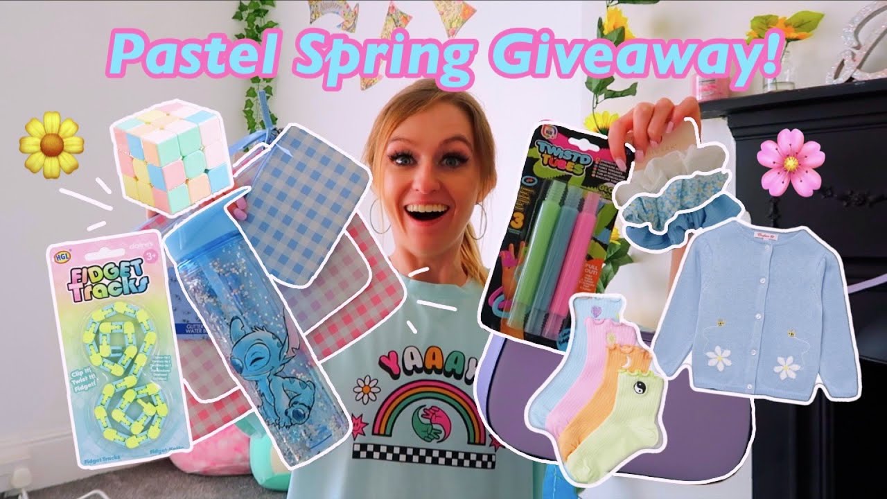 HUGE *PASTEL ONLY* SPRING GIVEAWAY!😍🐰🌸🛍(ENTER NOW!!) *fidgets, Disney ...