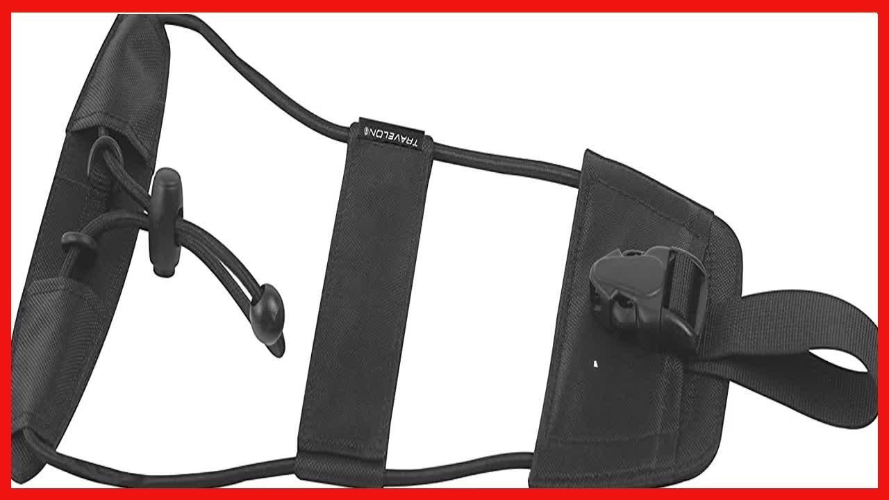 Travelon Bag Bungee, Black, One Size - YouTube