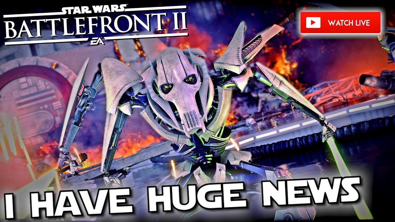 Star Wars Battlefront 2 - Hero Event and BIG Announcement - YouTube