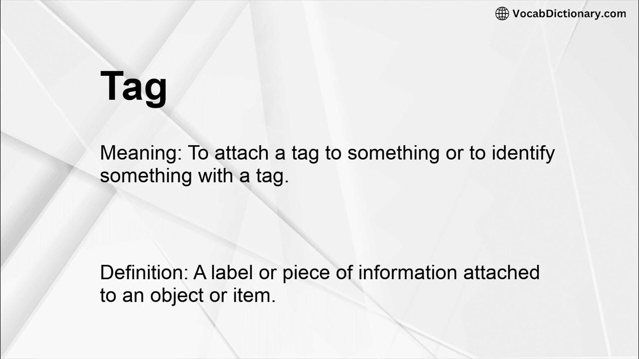 Tag Meaning YouTube tag-meaning-youtube
