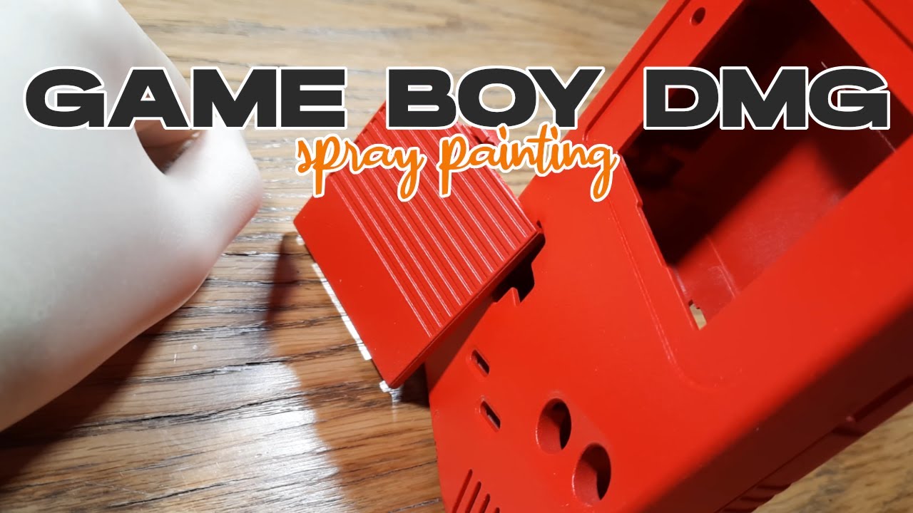 NO talking ASMR | How to paint a Gameboy DMG | Spray Paint - YouTube