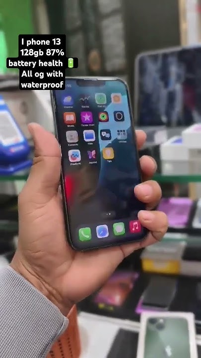 i phone 13 128gb 87% battery health 🔋 with waterproof #punjabimusic #xiaomiphones - YouTube