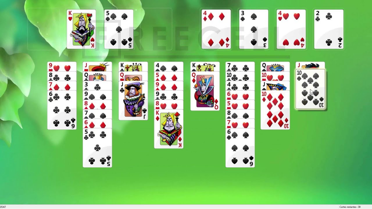 Solution to freecell game #25347 in HD - YouTube