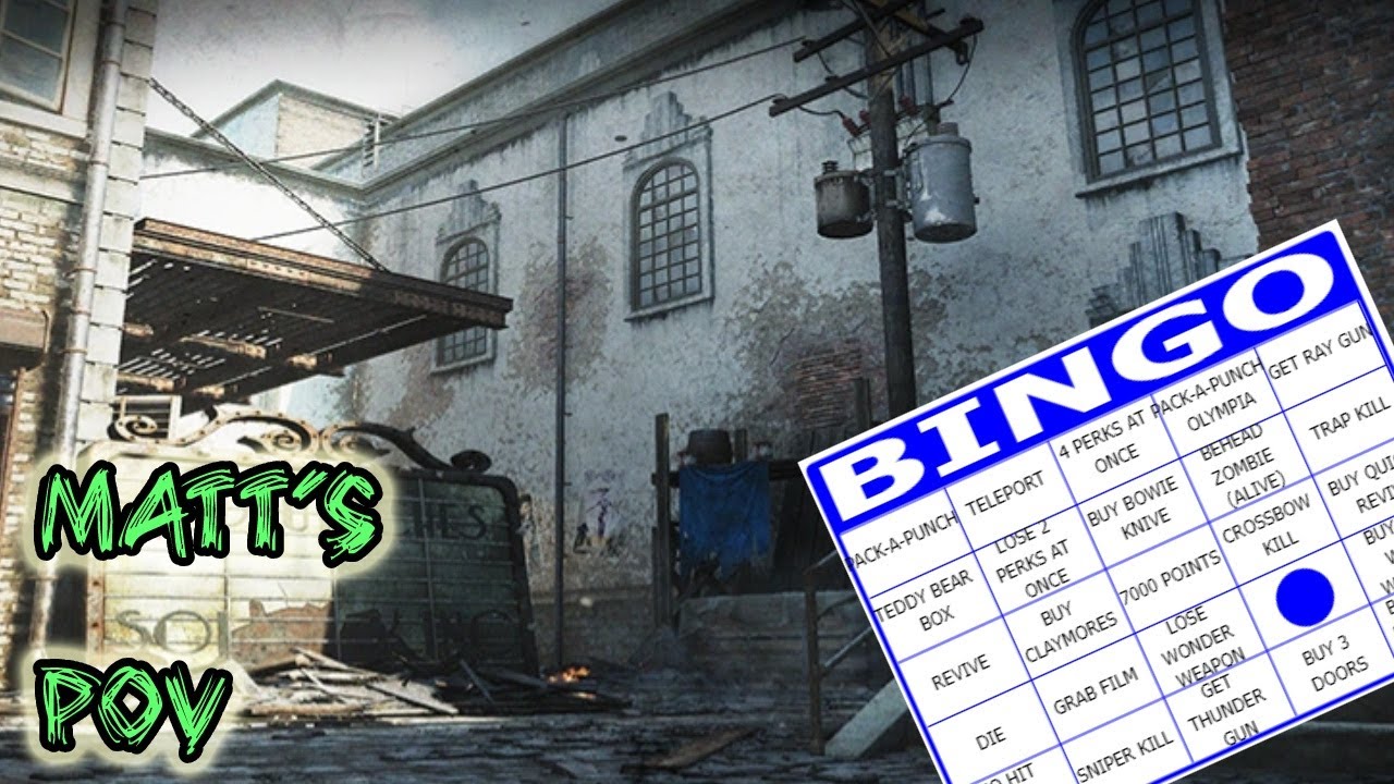 COD ZOMBIES BINGO | Kino der Toten but we're against each other [Matt's ...