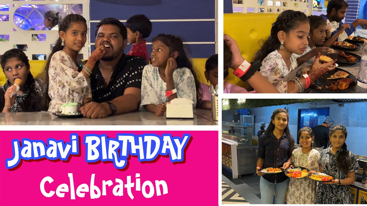 Rider Mallesh JANAVI BIRTHDAY CELEBRATIONS || please bless me || janavi birthday video ||janavi ...