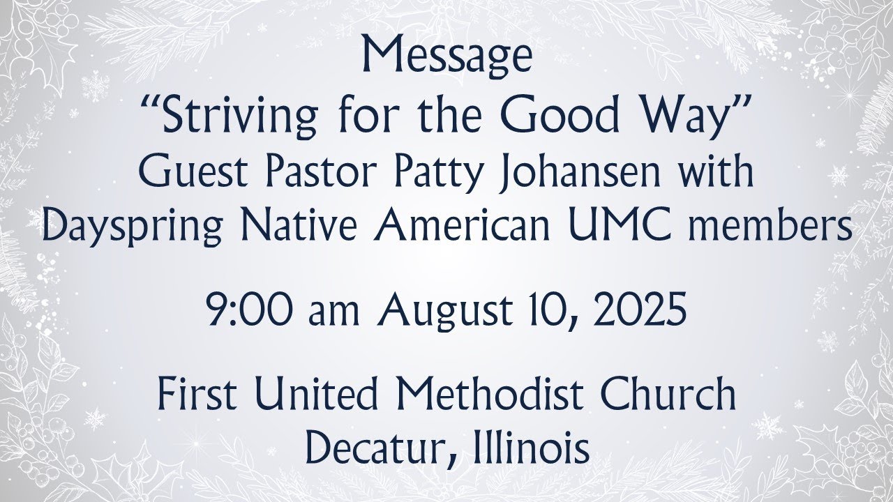 First United Methodist Church, Decatur, IL 08 10 2025 - YouTube