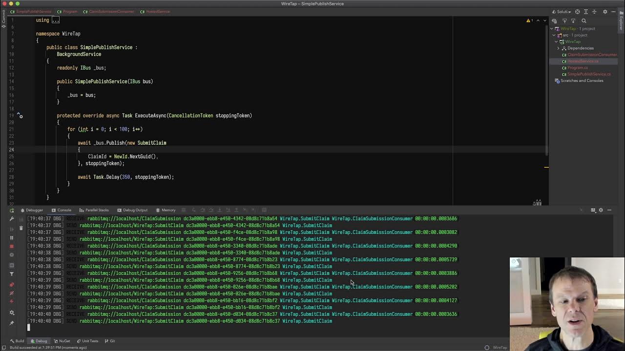 Masstransit Commute Wire Tapping With Rabbitmq Youtube