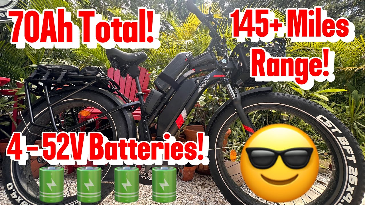 Ariel Rider | Kepler ST | e-Bike Quad Battery install Dx4 multi Battery ...