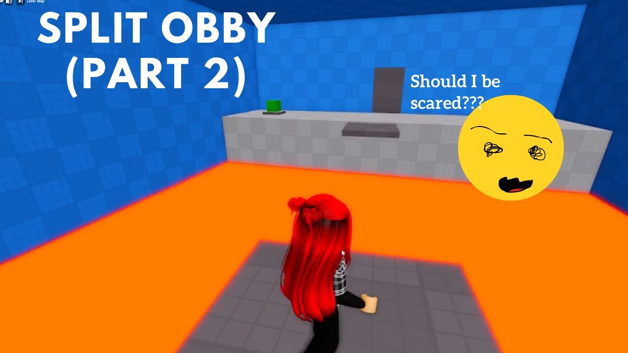 FAILING IN THE SPLIT OBBY IN ROBLOX!!! - YouTube