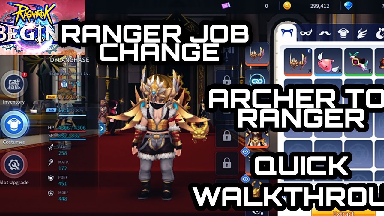 RAGNAROK BEGINS - RANGER JOB CHANGE QUEST - YouTube