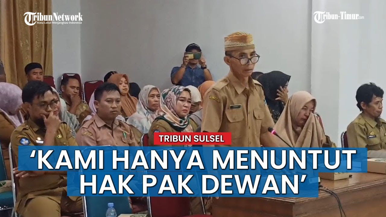 VIRAL! Guru di Enrekang Nangis Tuntut Hak Sertifikasi ke DPRD: Kami ...