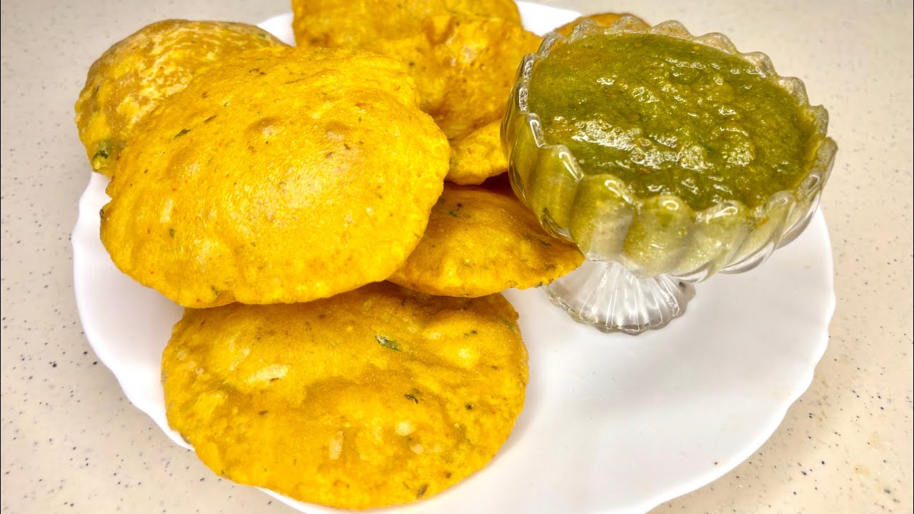 Rava potato puri recipe/evening snack - YouTube