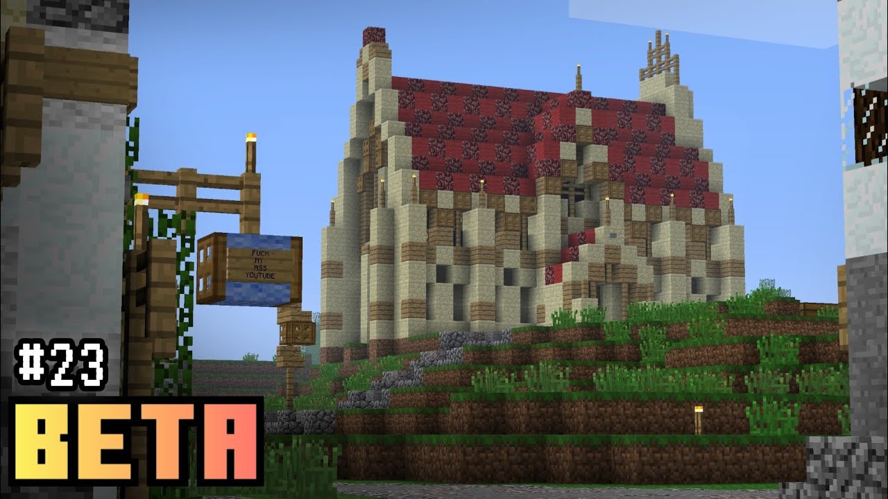 Minecraft Beta | Library Building (Back to Beta SMP) - YouTube
