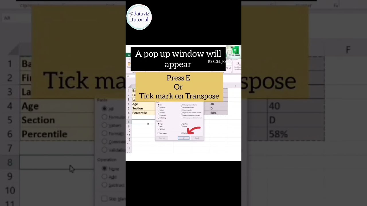 Change Vertical Table To Horizontal In Seconds In Excel excel Change Vertical Table To Horizontal In Seconds In Excel excel