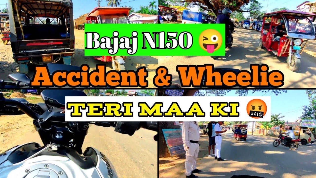Bajaj N150 Live Accident Caught on Camera #bajajn150 #n150 - YouTube