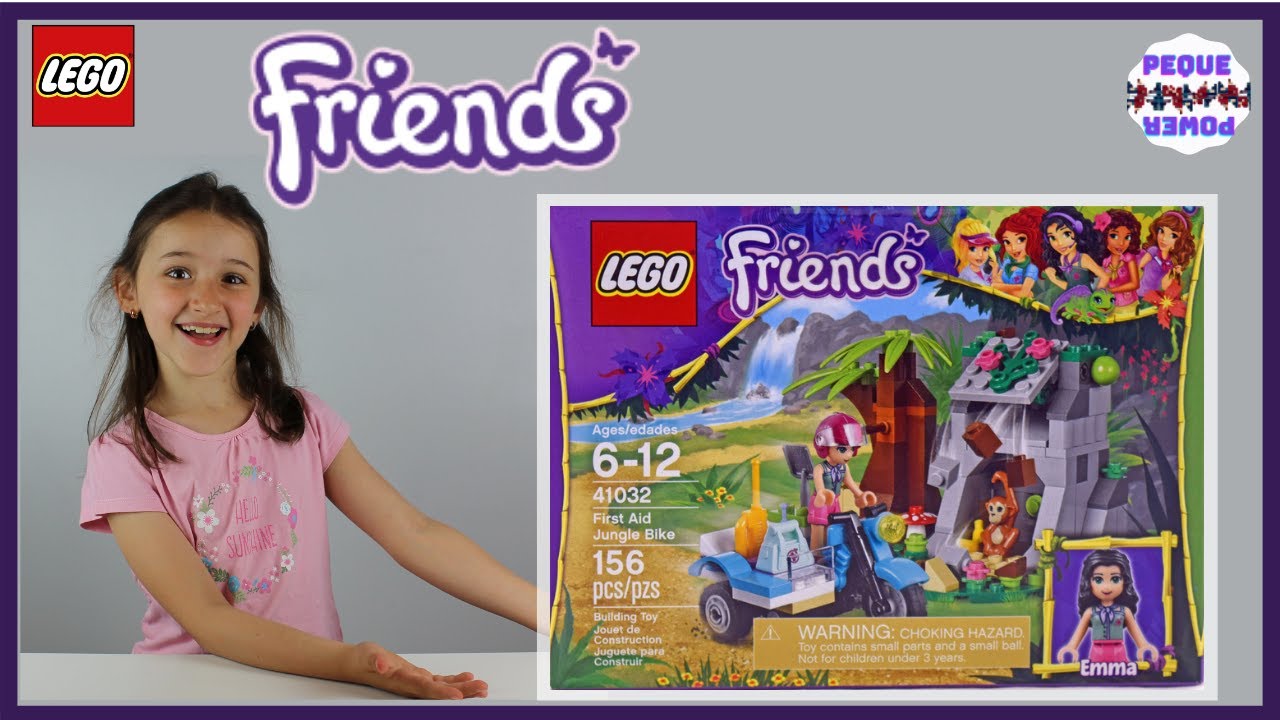 LEGO Friends First Aid Jungle Bike. Unboxing, build, Review! #41032 ...