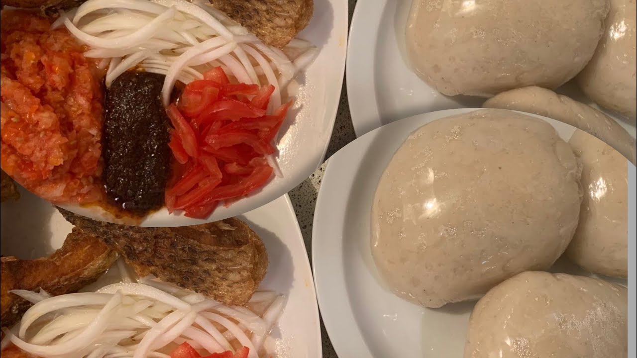 How to make authentic Ghana banku | Banku - YouTube