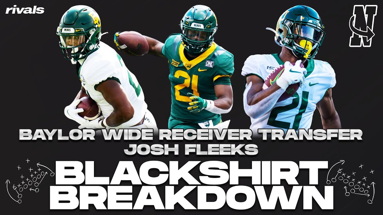 Blackshirt Breakdown: Baylor WR transfer Josh Fleeks - YouTube