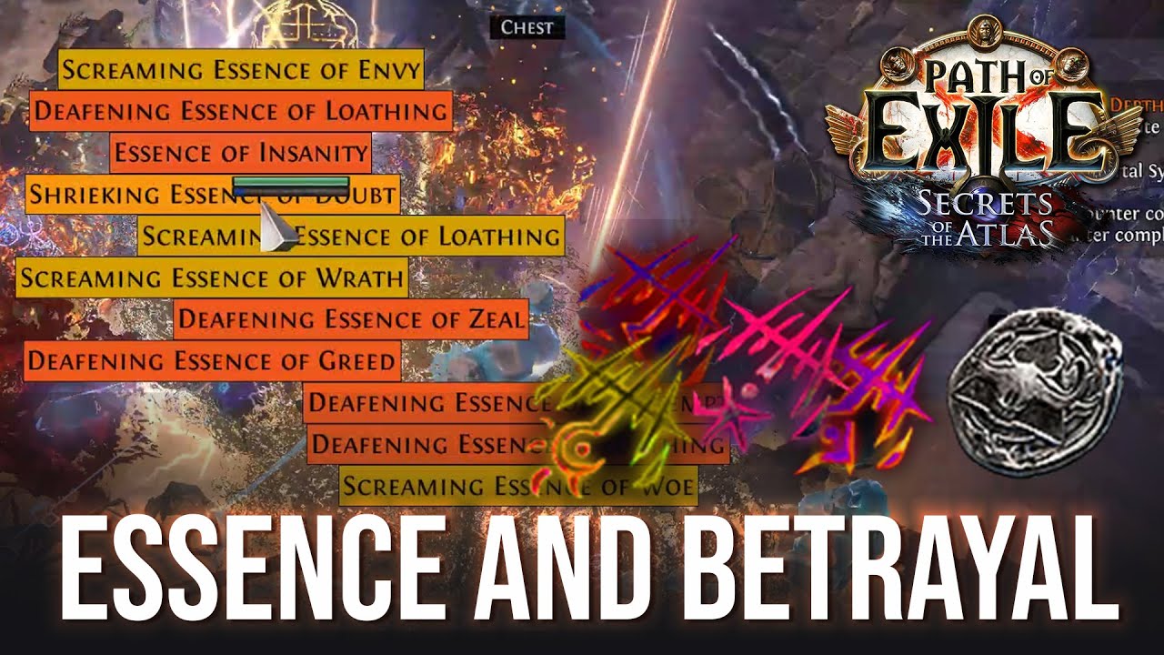 Poe 3 26 - Essence and betrayal 50 map test, chill and profitable - YouTube