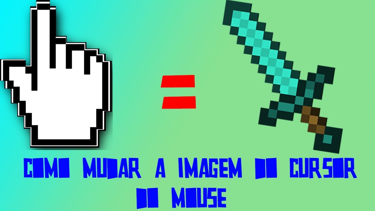 Tutorial: Como mudar a imagem do cursor do mouse - YouTube