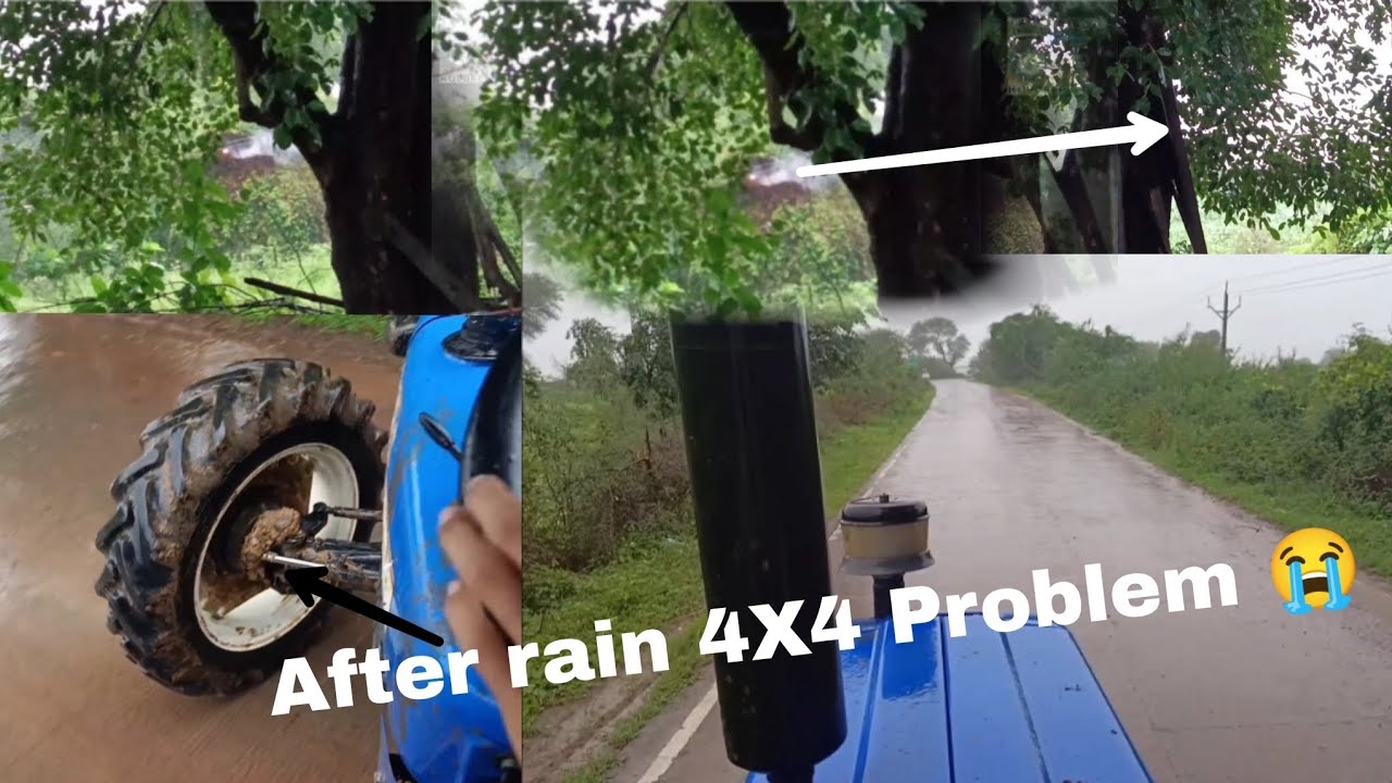 After rain New Holland 3630 4X4 me aai badi problem 😭 - YouTube