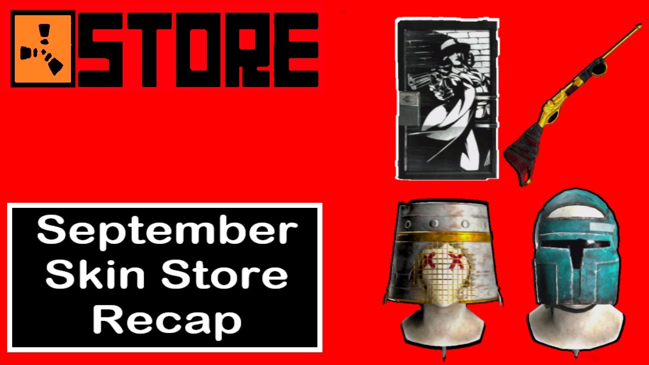RUST Console | September Skin Store Recap - YouTube