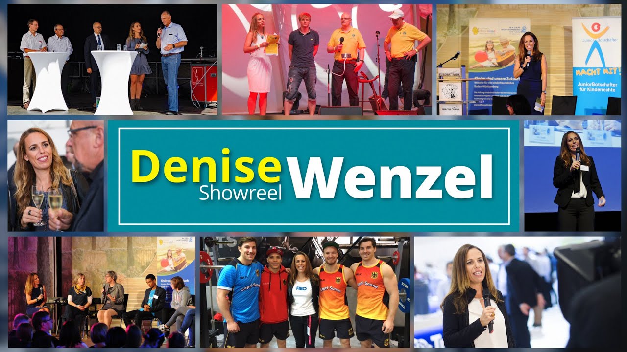 Denise Wenzel | #Moderation | #Moderatorin #SHOWREEL - YouTube