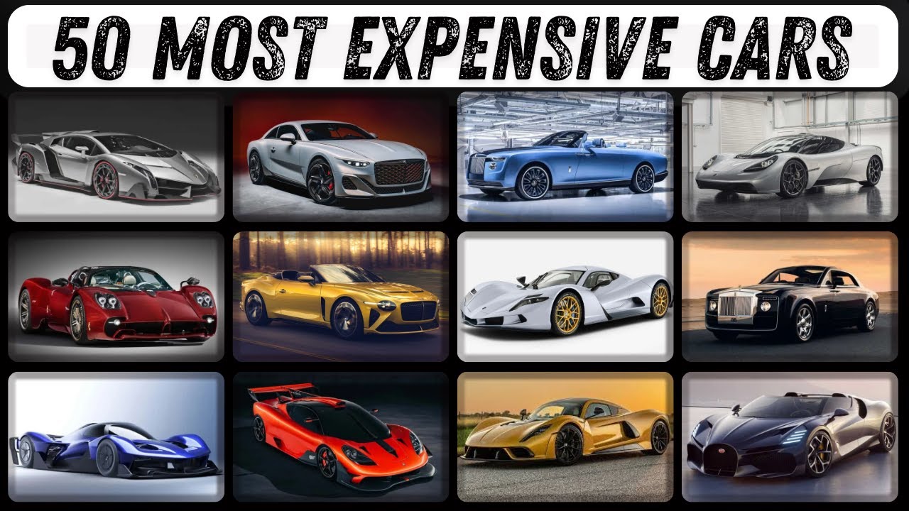 Top 50 Most Expensive Cars for Famous, Rich People and Celebrities ...