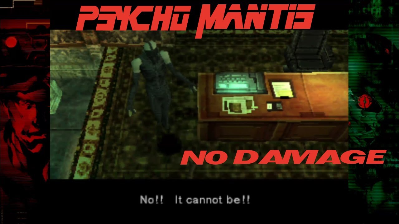 Psycho Mantis Boss | Metal Gear Solid Master Collection | No Damage ...