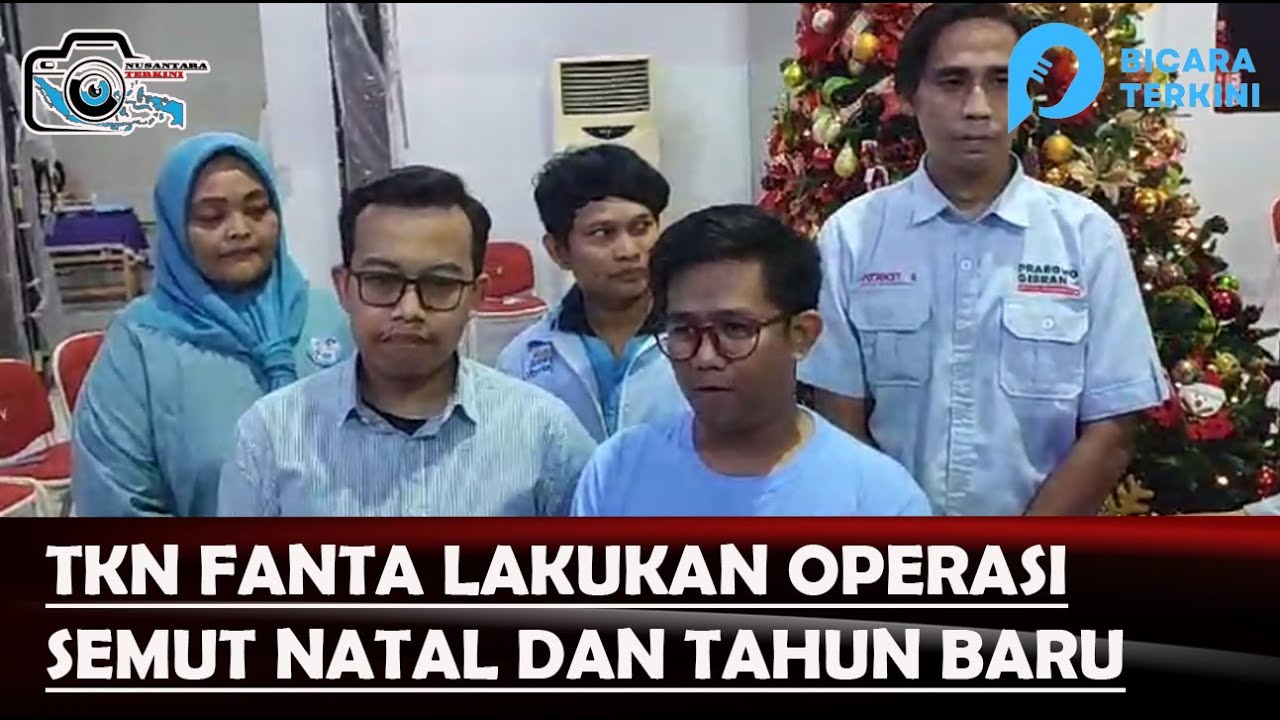 TKN Fanta Lakukan Operasi Semut Natal dan Tahun Baru - YouTube