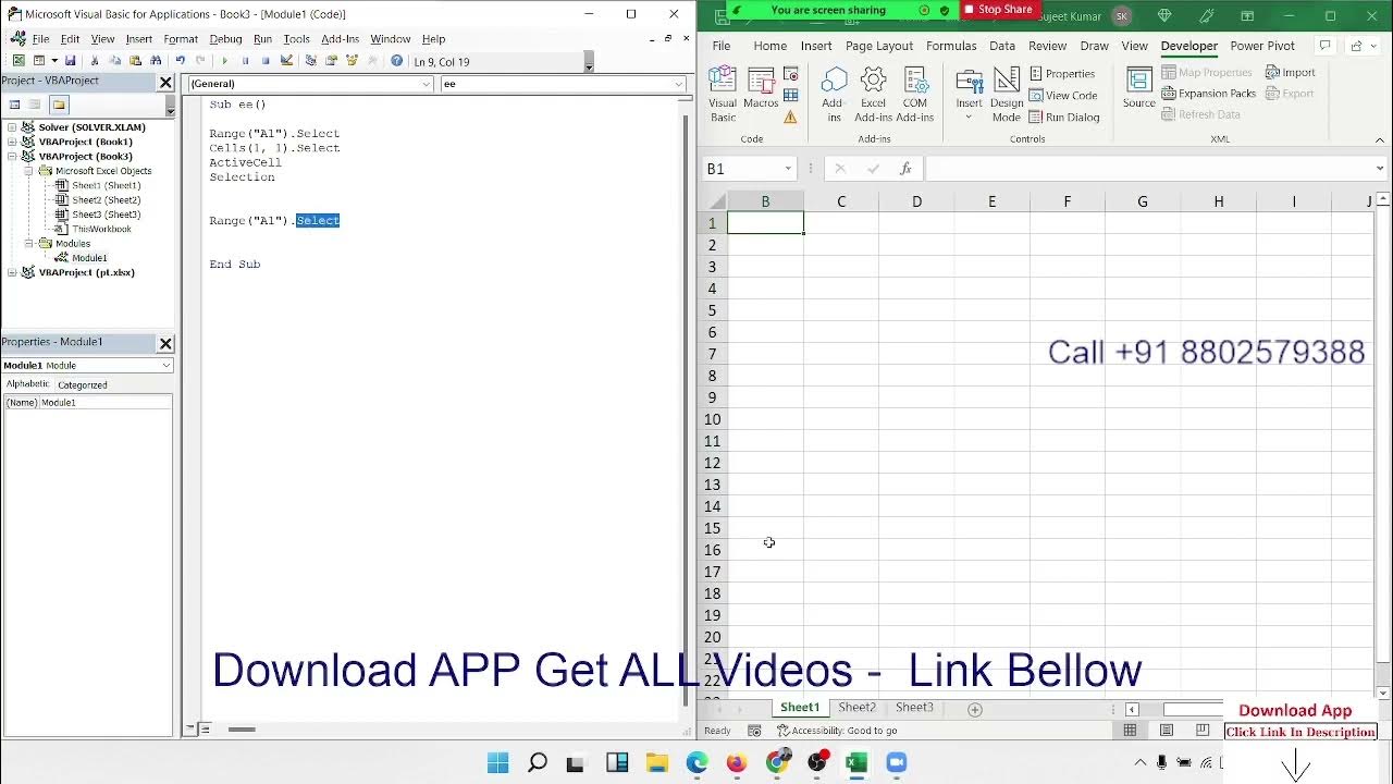 excel vba macros in hindi - YouTube