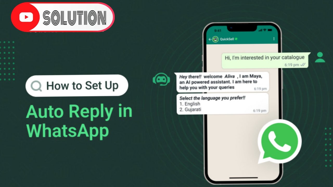 How to Auto Replay in whats app ? Whats app main auto replay setting ...