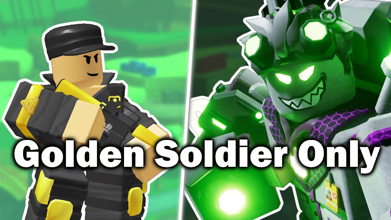 Can you solo Intermediate Mode with only Golden Soldier? | Roblox TDS ...