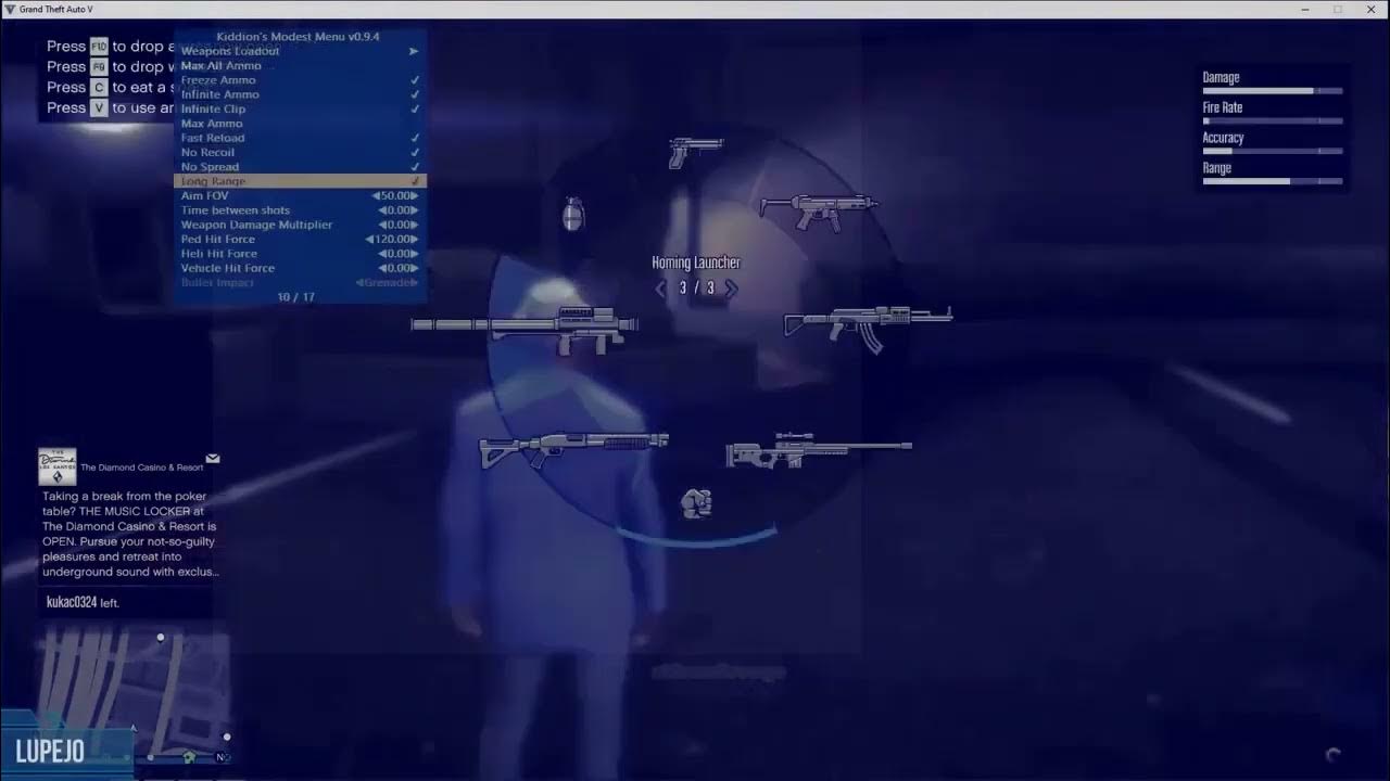 Gta 5 Mod Menu | Free Download + Tutorial | Gta V Kiddions Mod Menu ...