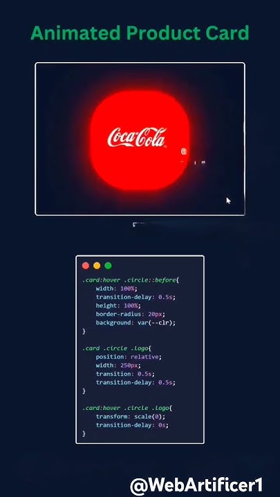 Animated Product Card In Html Css Shorts Coding Shorts Programming