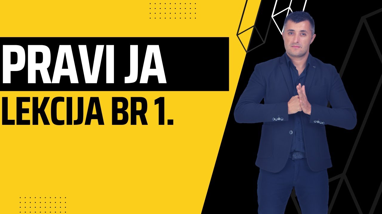 Pravi ja Lekcija br 1. Ko si ti ? - YouTube