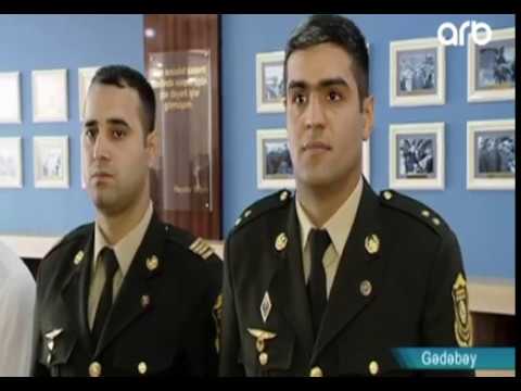 Gədəbəydə ehtiyata buraxılmış hərbi vəzifəlilərin qarşılanma mərasimindən ARB-nin sujeti.